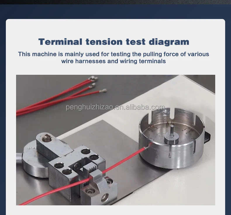 50kg Terminal Load Push Pull Tester Electric Wire Tension Tester ...