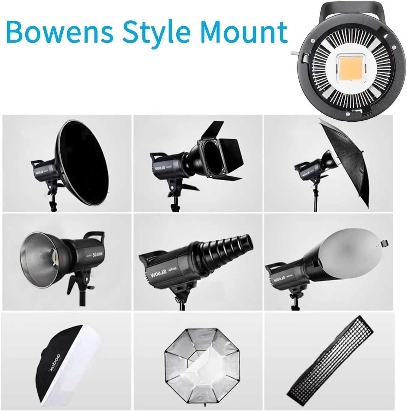 Godox LED SL-60W - Studio Video Lights for Film Shooting