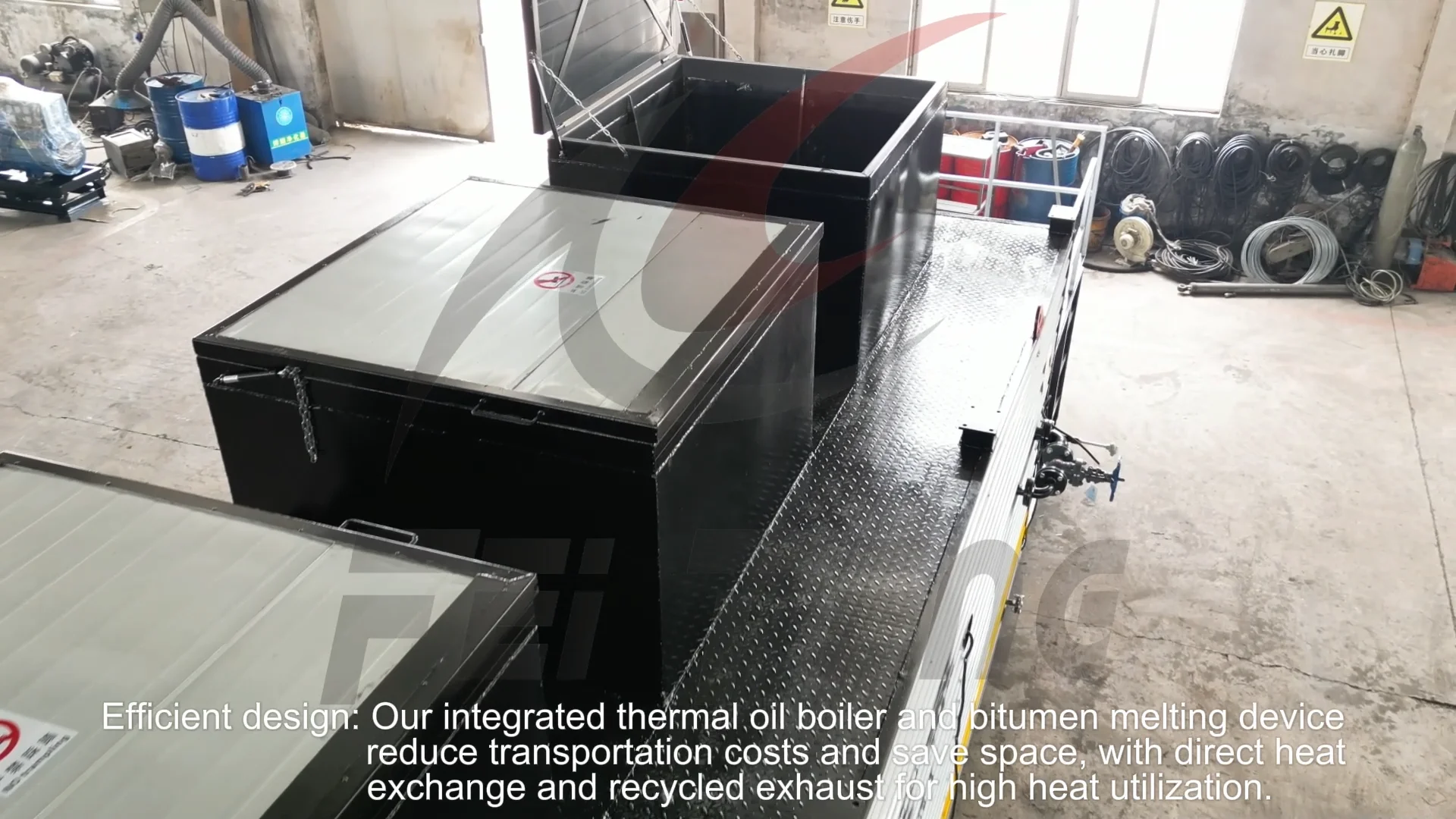 Remote Controlled Bitumen Melting System For Hassle-free Operation ...
