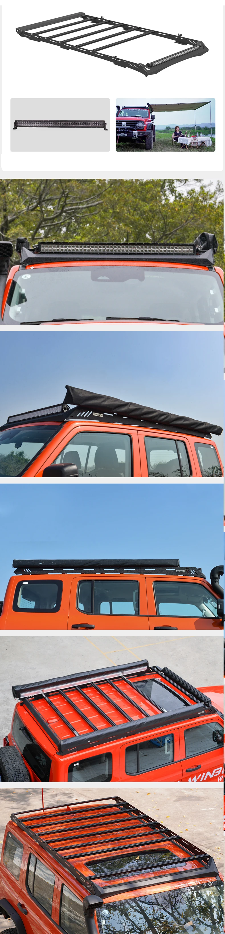 Aluminium Roof Basket For Tank300 Luggage Rack For Platforms Roof Rack ...