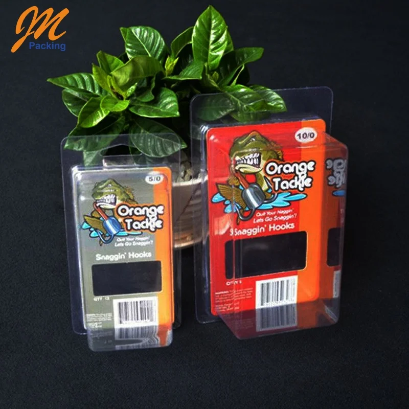 Custom Trifold Clamshell Blister Packaging with Card Insert