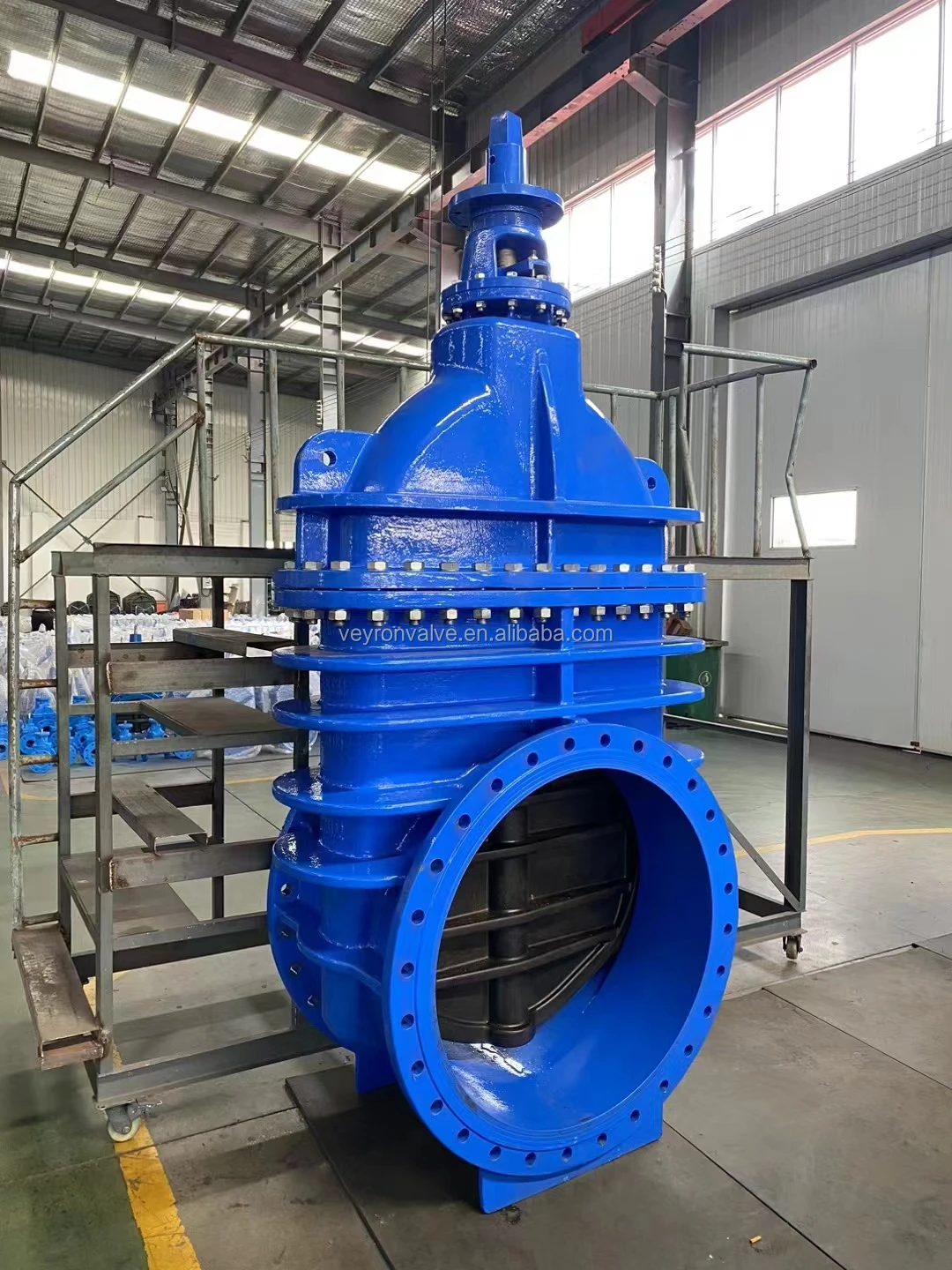 Veyron Manual Cast Iron Flanged Type Gate Sluice Valve for DIN ANSI BS ...