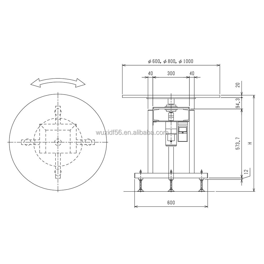 Rotary Table Conveyor - Efficient Sorting and Branching