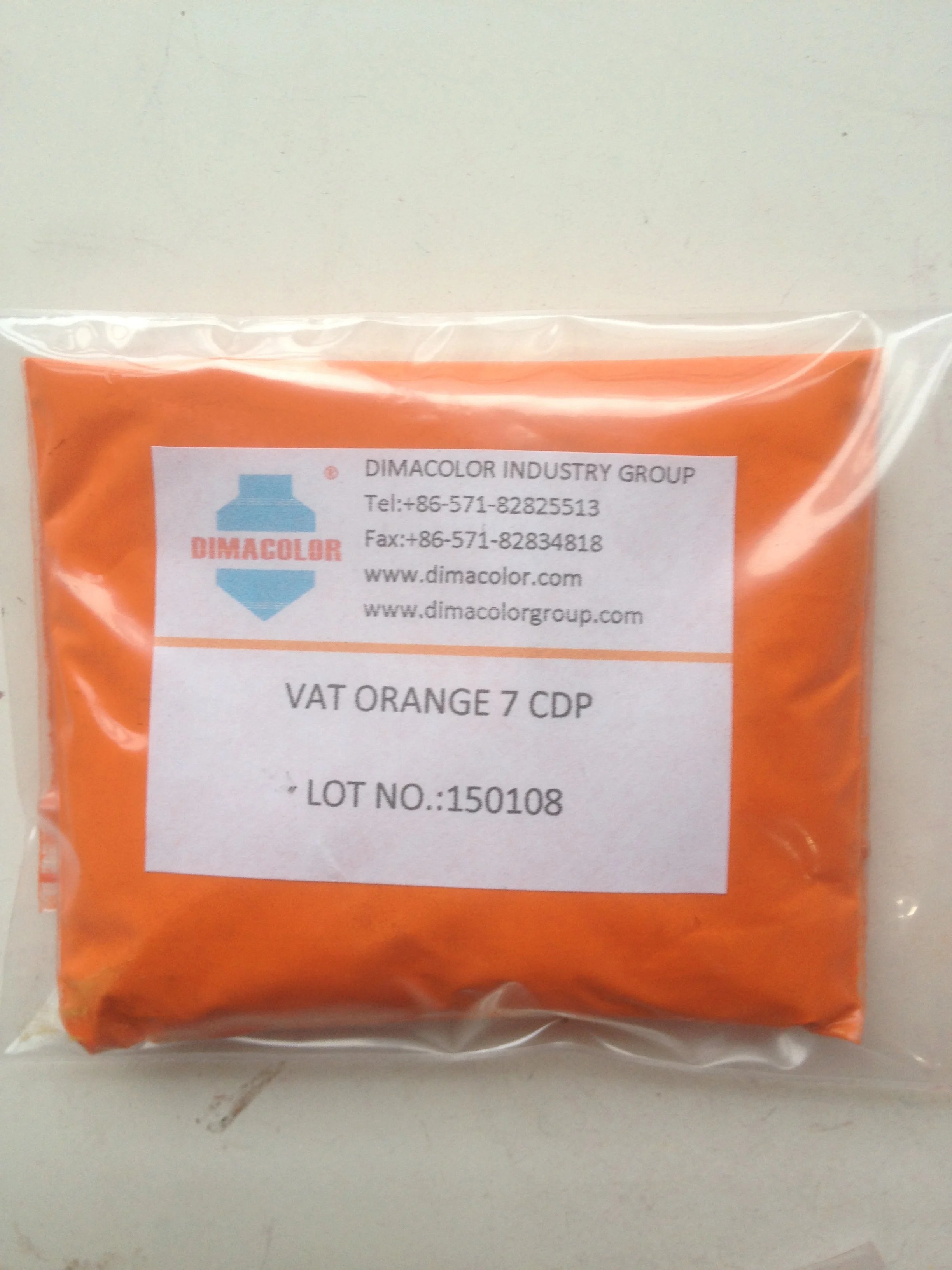 Vat Dyes Orange 3 CDP - DIMACOLOR Permavat Golden Yellow RK