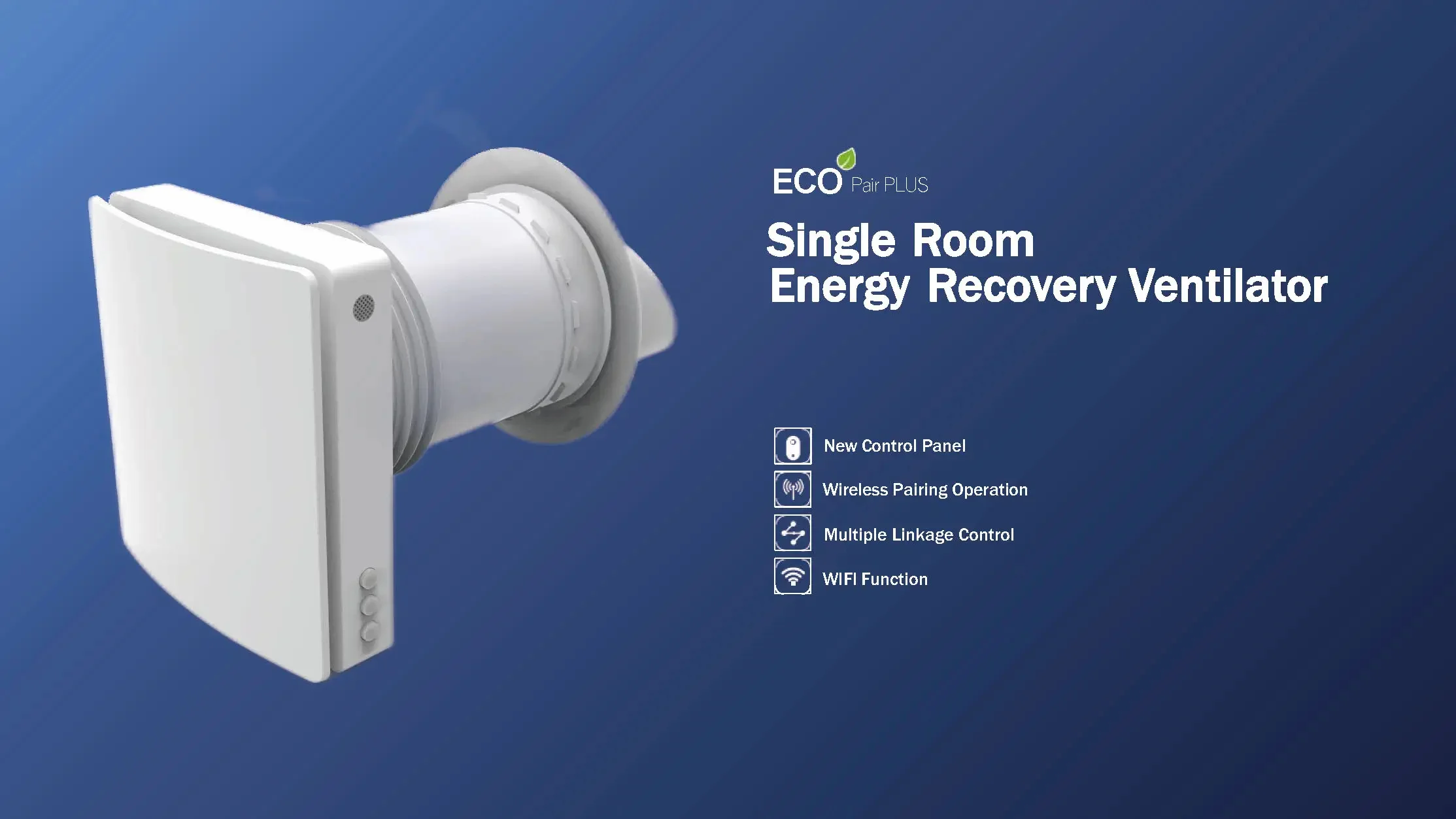 Airwoods ERV - Efficient Ventilation with CO2 Control