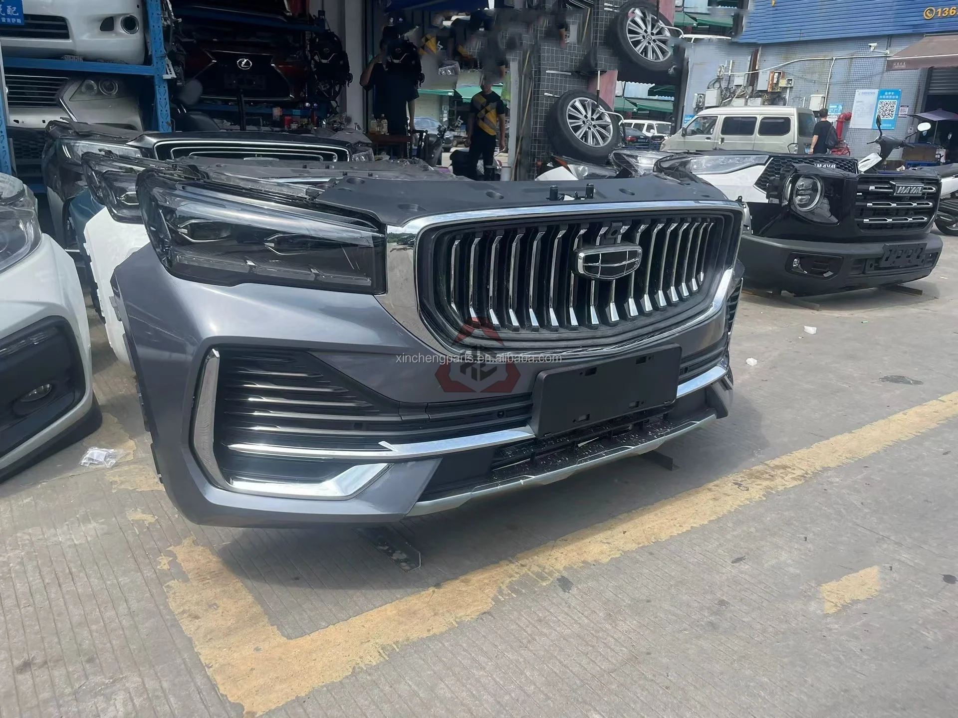 Original Geely Monjaro Front Bumper Assembly for 2023 Geely Xing Yue ...