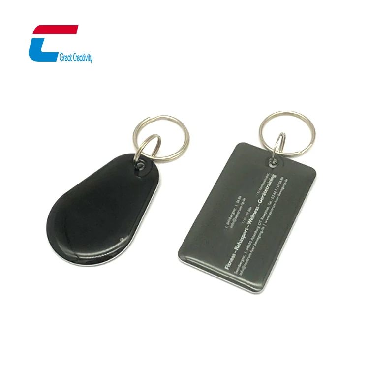 Epoxy NFC RFID Tag Keychain - Access Control & Payment