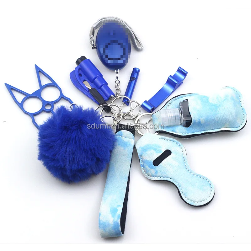New Product Gift Self Defense Keychain Set Products Safety For Woman ...