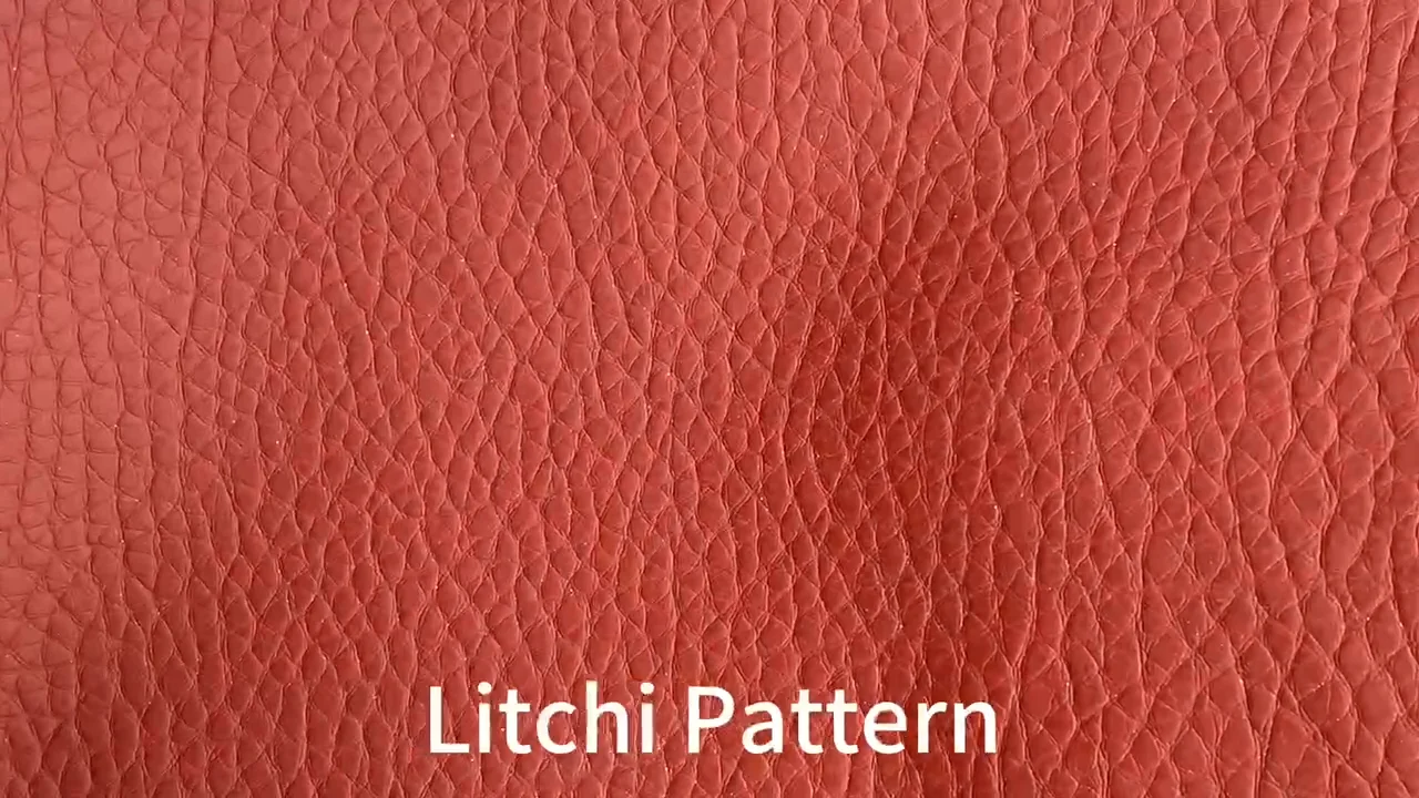 Free Sample Litchi Pattern Artificial Pvc Leatherette For Car Seat ...