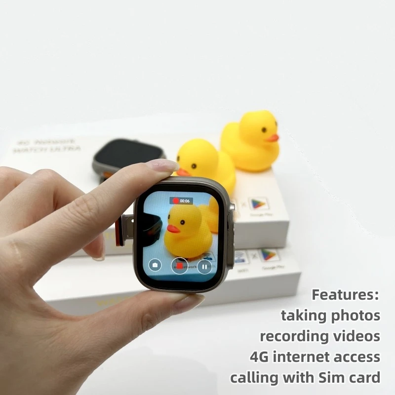 2023 New 4g Smart Watch Dw88 Dw89 Rear Camera Wifi Gps Inserted Sim ...