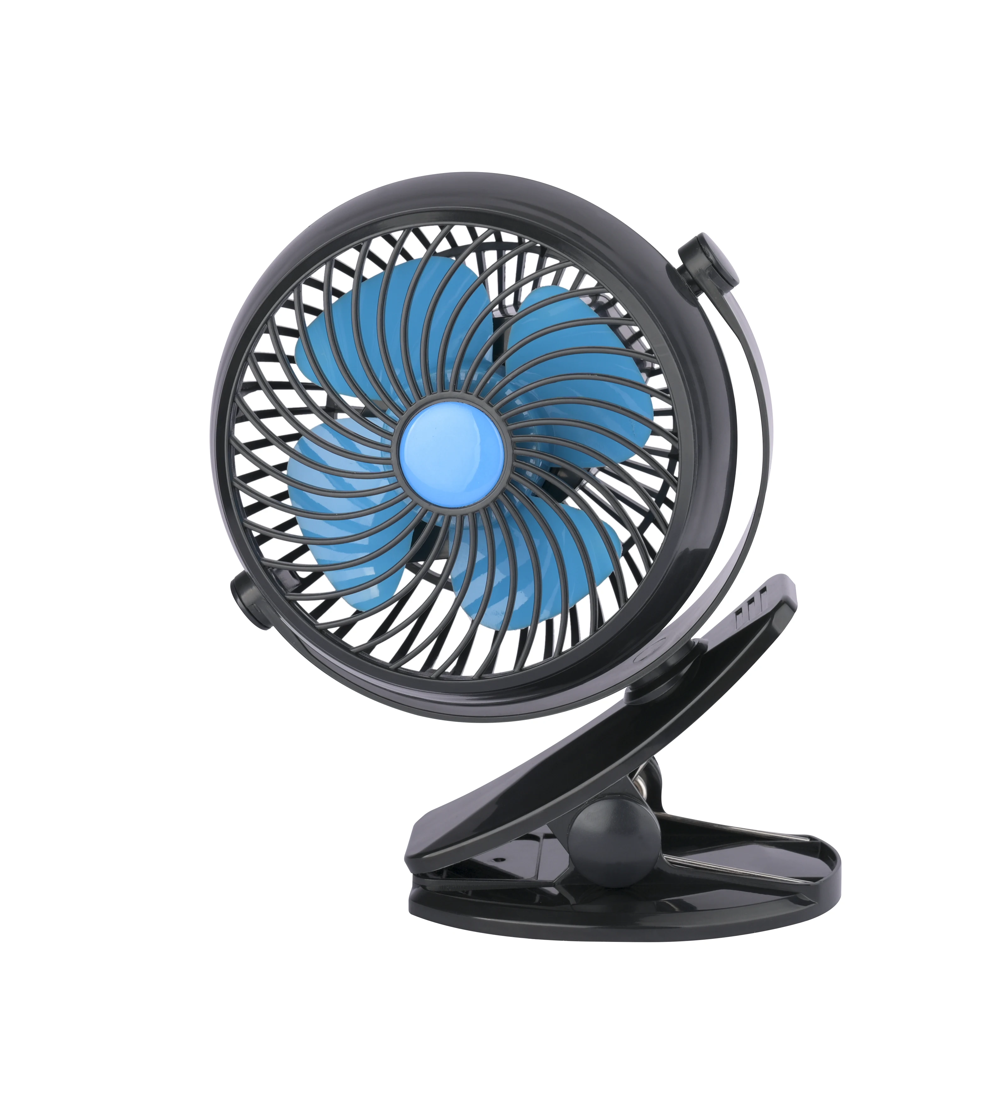 Konwin DC 5V Recharging Desk Fan USB Chargeable Portable Fan with Very ...