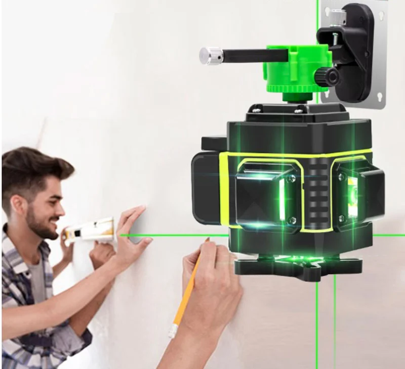 16 Lines 4D Rotary Nivel Laser with 360 Green Beam
