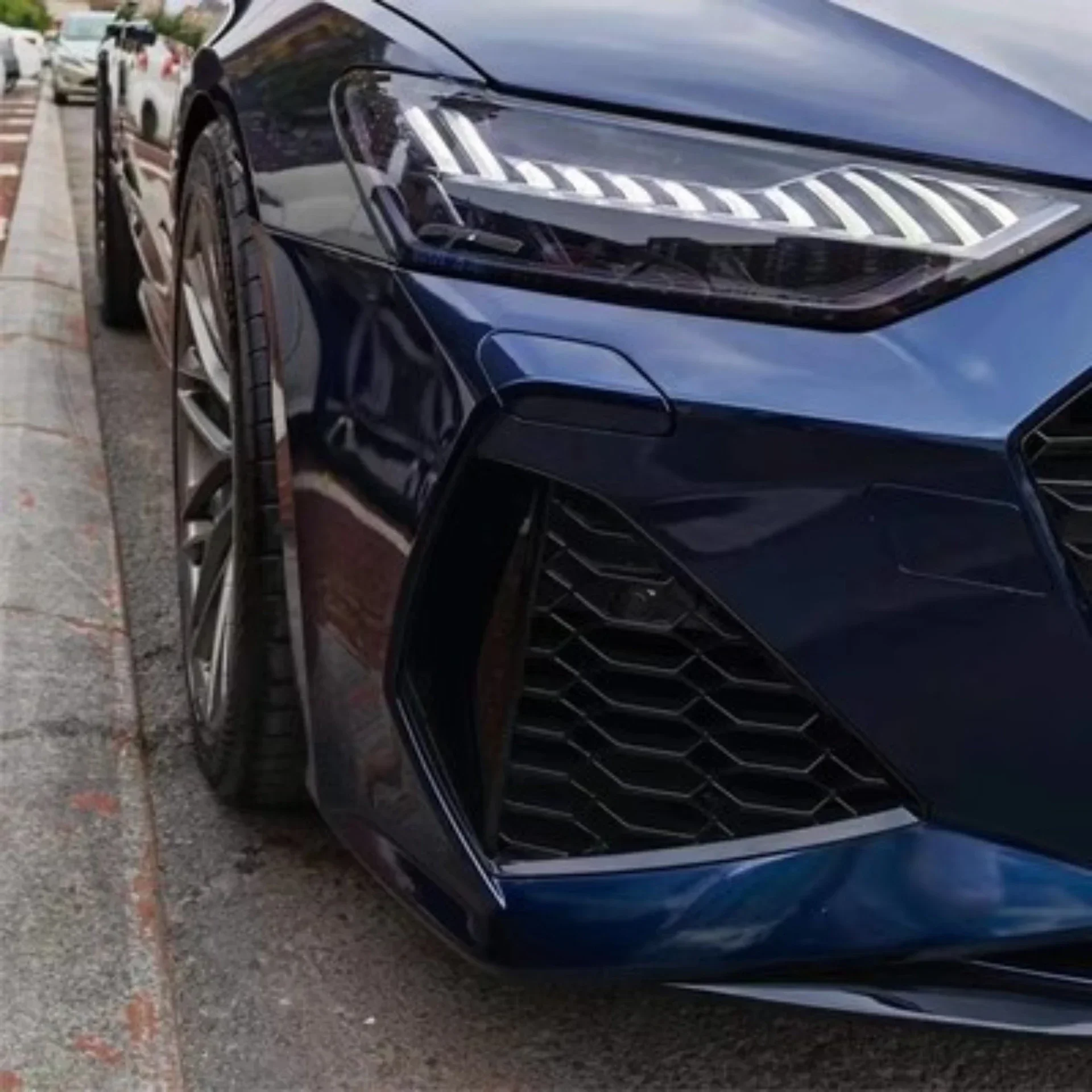 Front Rear Bumper Assembly Lip Fog Lamp Frame For Audi A7 2019-2021 ...