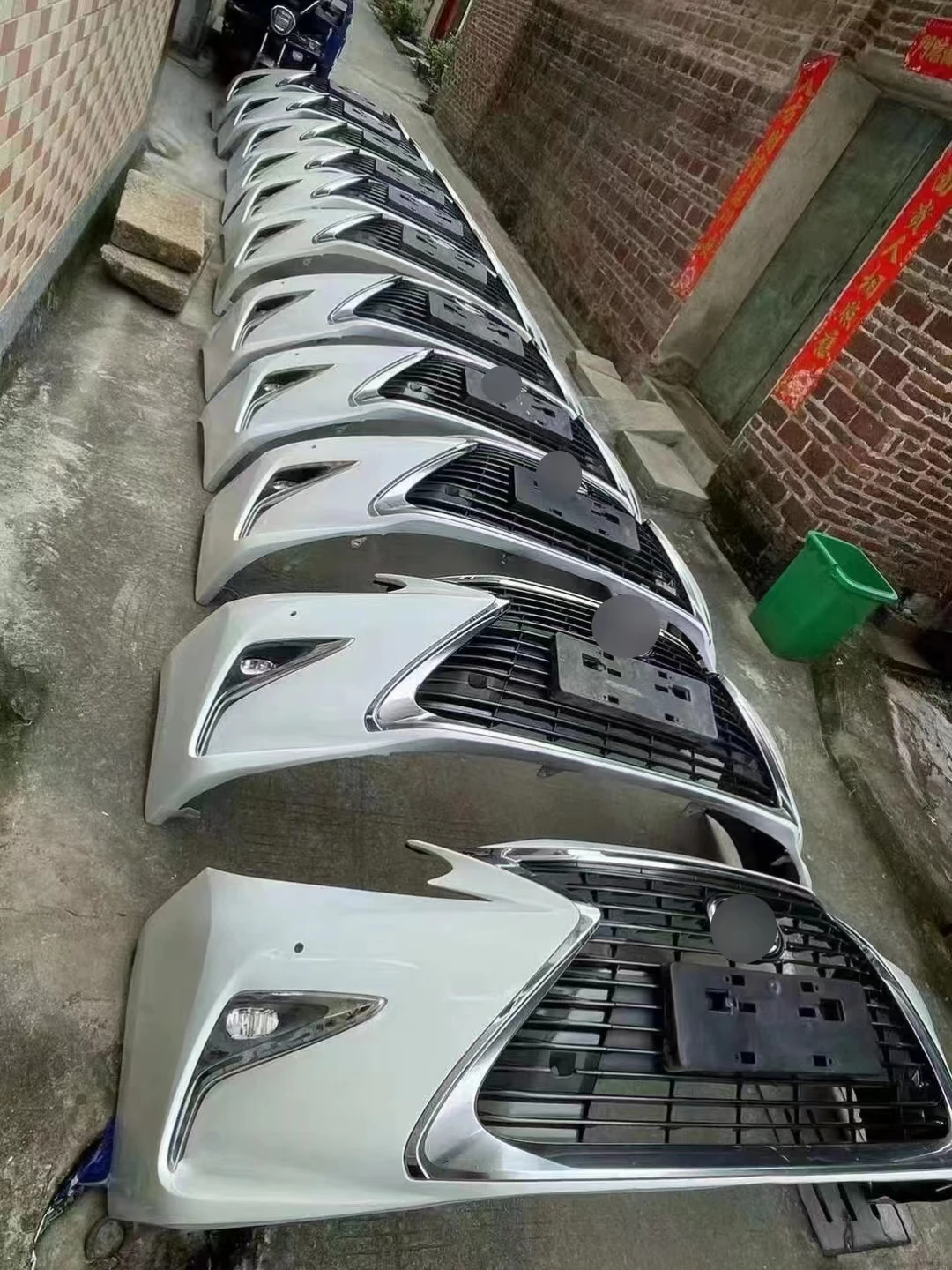 Original Used Front Bumper Assembly with Grill for Lexus LX570 2017 ...