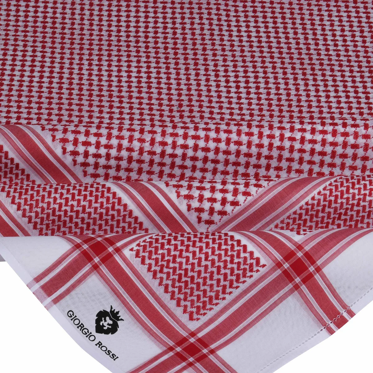 Muslim Men Red Arab Yemeni Large Scarf Shemagh Designs Cotton Yemeni ...