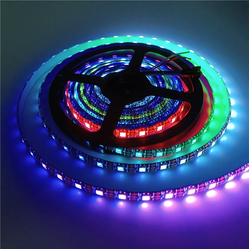 Waterproof Ip65 Rgb Addressable 5meter Roll Ws2812b Led Strip Light ...