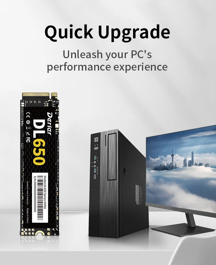 Derlar Oem M2 Pcie 2280 Internal Solid State Disk Drive Hard Disk128gb 256gb 512gb 1tb 2tb Gen3 ...