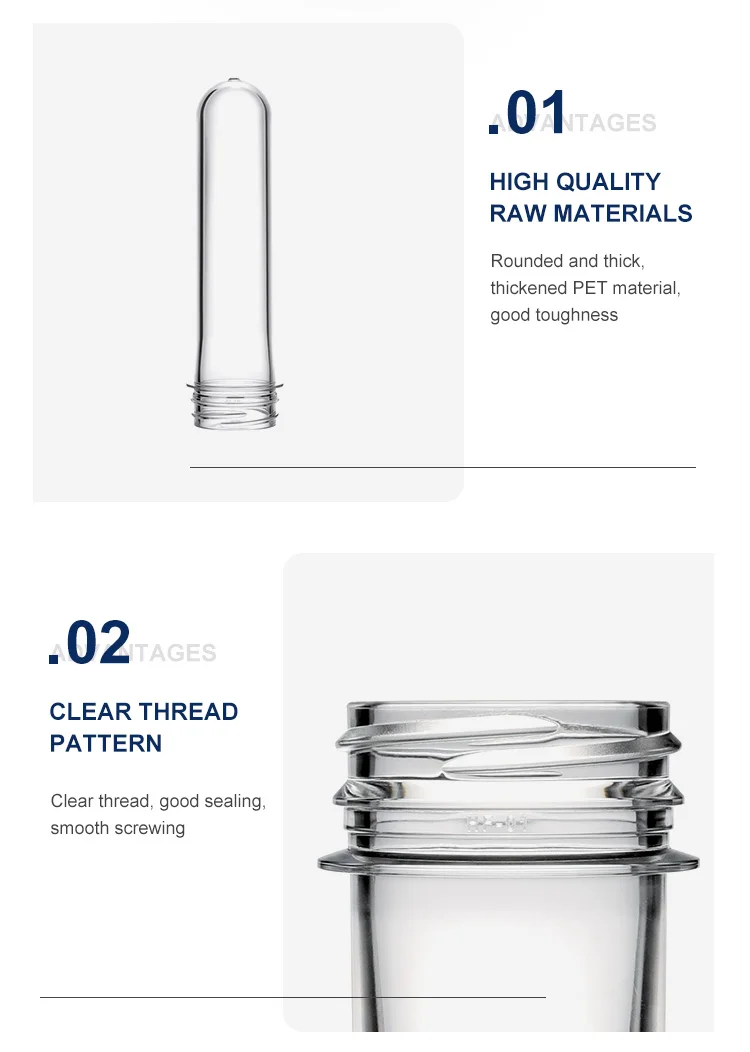 Hot Selling Size Standard 38mm Short Screw Neck Strong Toughness Pet ...