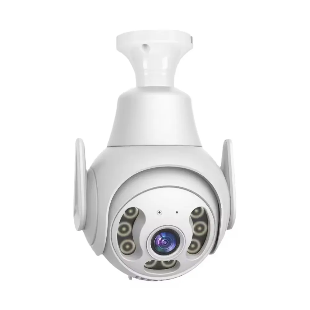 V380pro E27 Light Bulb Ptz Wifi Mini Home Security Camera Two-way Audio ...