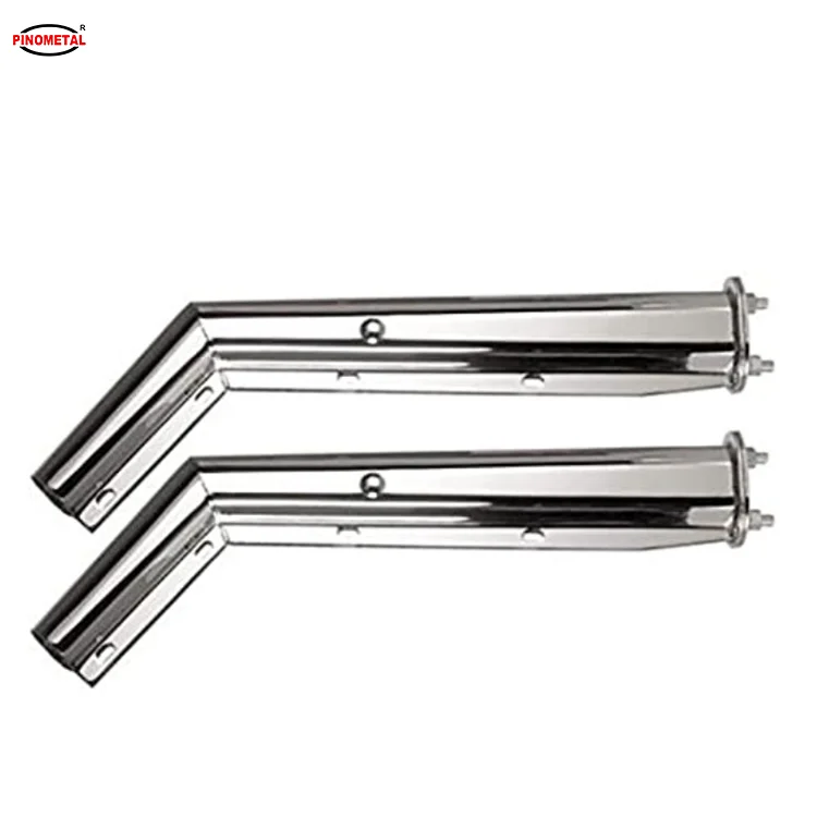 30" Iron Angled Spring Loaded Mud Flap Hanger Pair - 45 Degrees Bolt ...