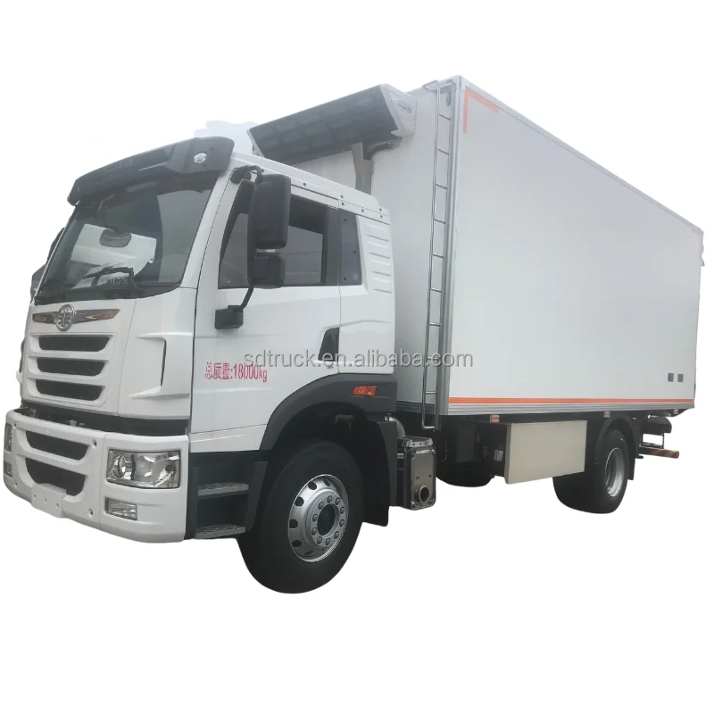 Good Quality Refined 15t Faw Jiefang Refrigerated Truck Lhd 12t Cold ...
