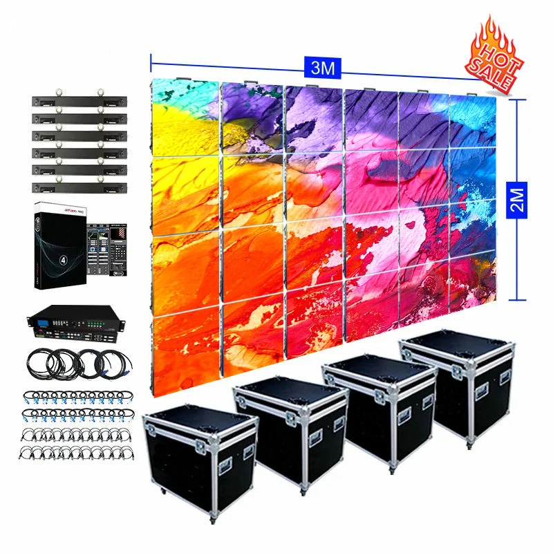 Indoor Outdoor Rental 500X500 LED Panel Display Video Wall Photo Wall ...