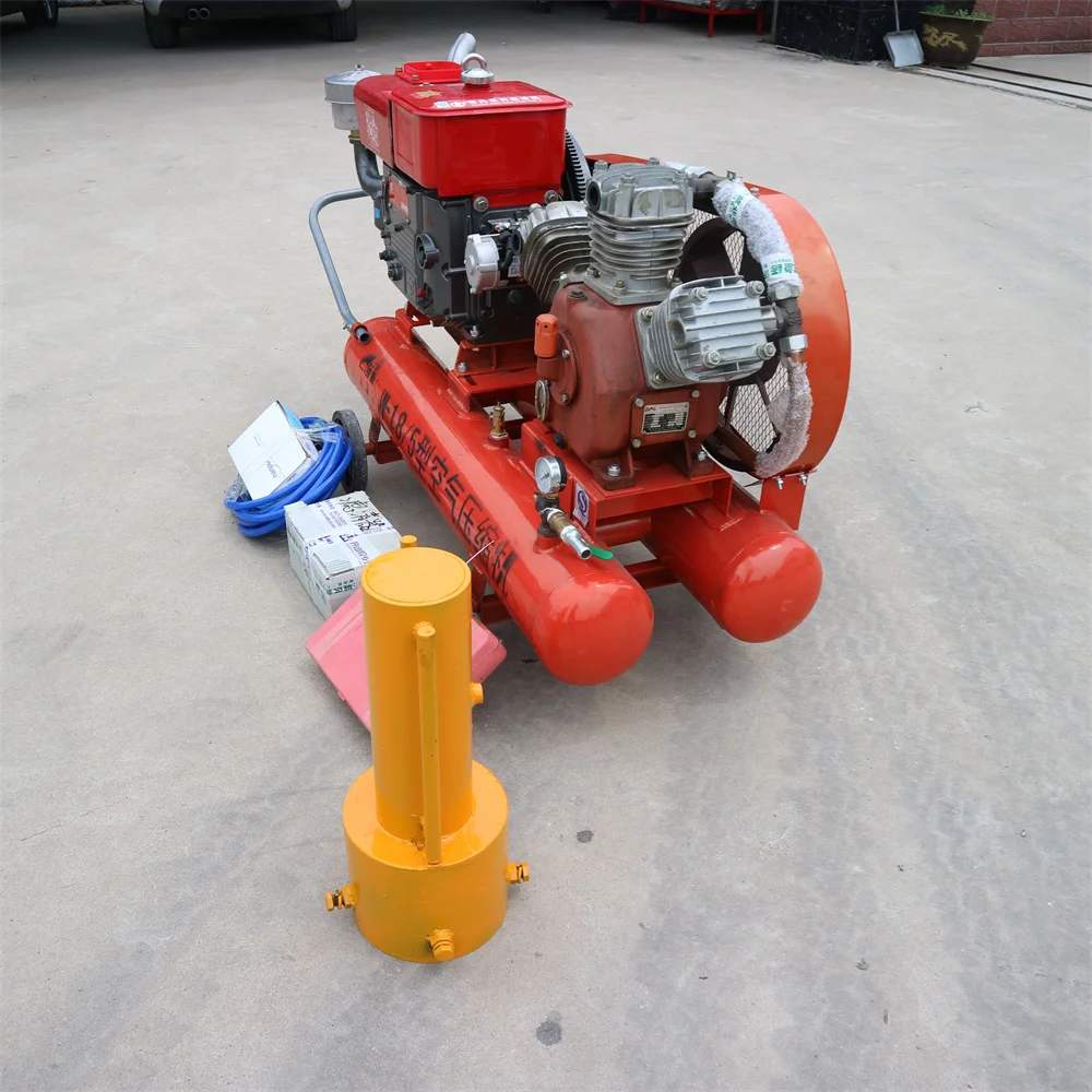 Flood Prevention Control Pile Driver With Air Compressor Flood Control ...