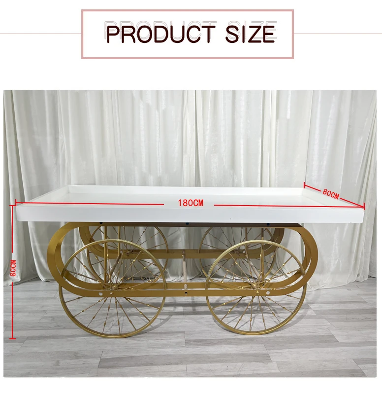 Custom Candy Cart Display Dessert Flower Cart for Wedding Cake Candy ...
