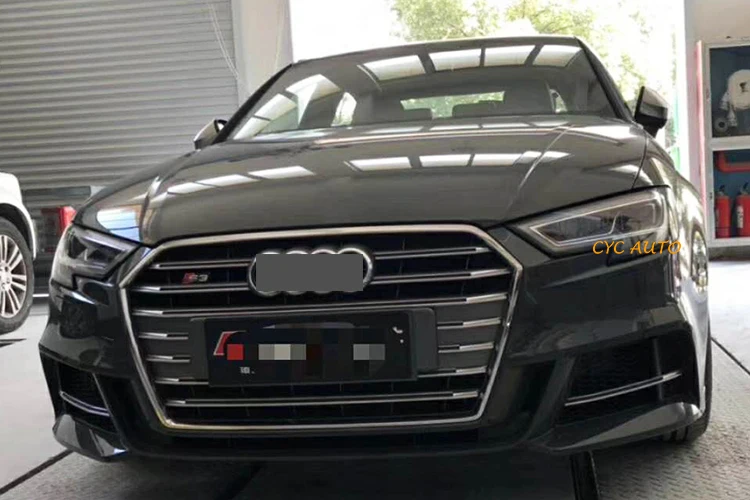 A3 Modified Bodykit For Audi A3 Up To S3 Bumper With Grille Car Spare ...