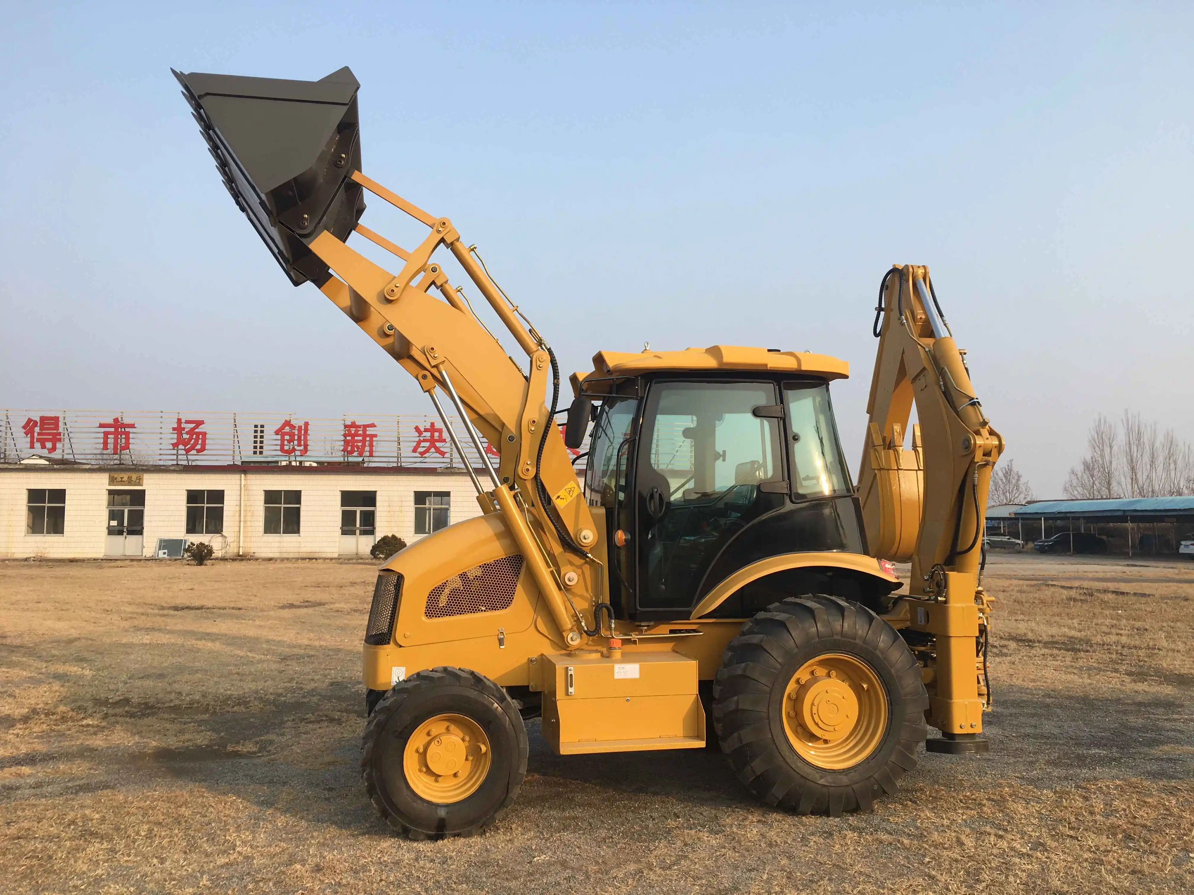 Manufacturer 4x4 Backhoe Front Loader Retroexcavadora China Wheel Mini ...