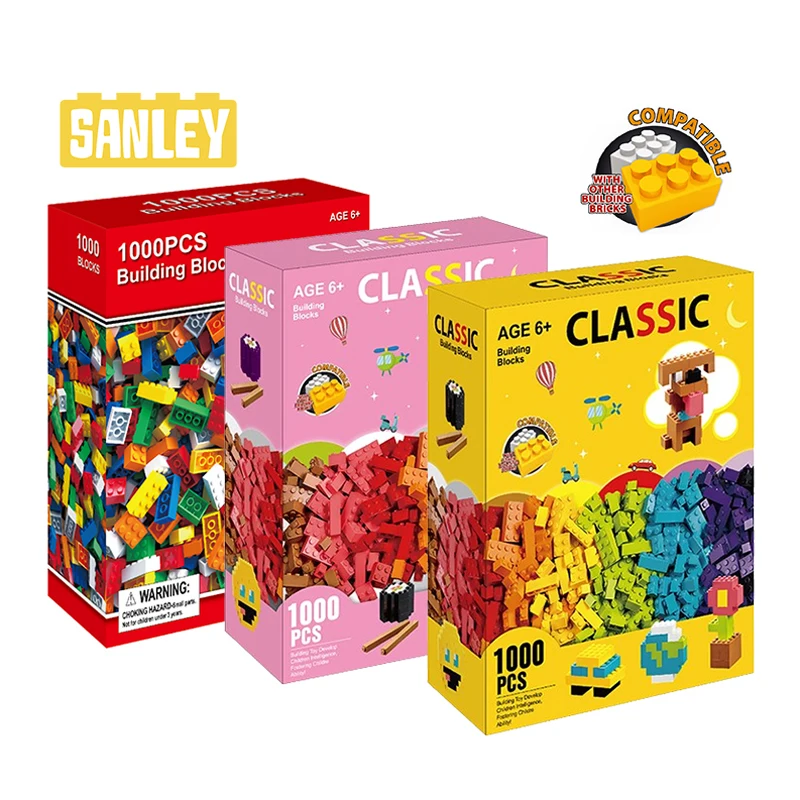 New Arrival 500pcs 1000pcs DIY Classic Brick Juguetes