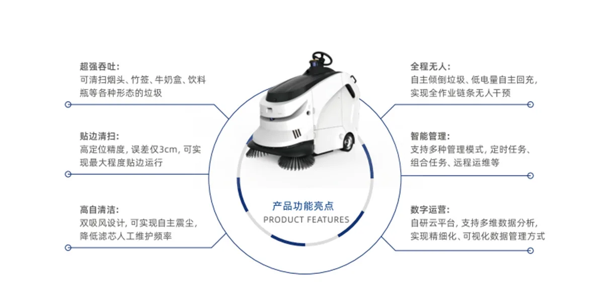 Custom Outdoor Cleaning Robot - Efficient Sweeping Solutions