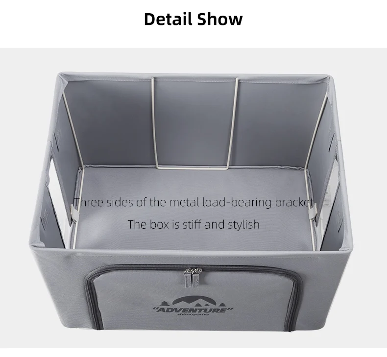 SHIMOYAMA Car Folding Storage Box - Ideal for Outdoor Camping
