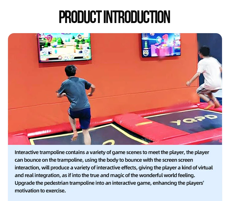 Smart Interactive Trampoline - 6 AR Games for Kids