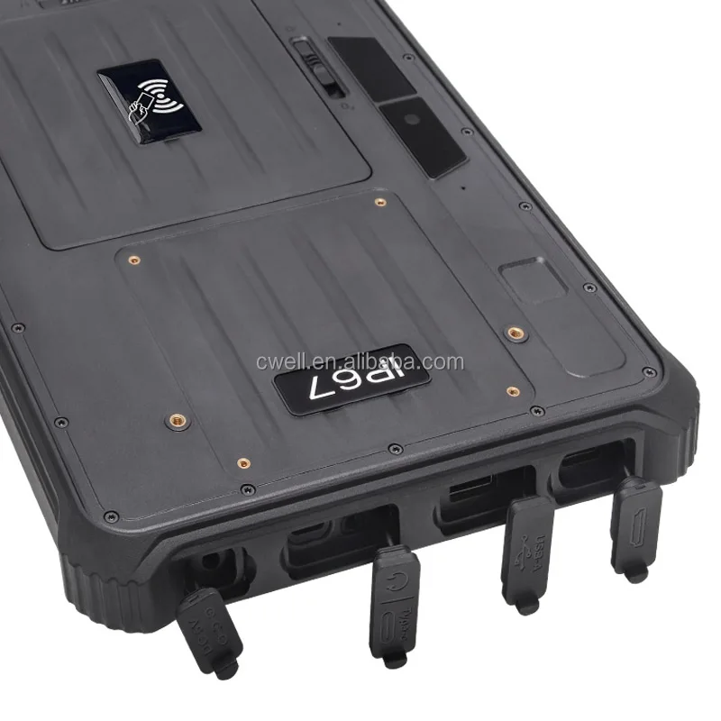 Industrial Waterproof Rugged Tablet Nfc Rs232 Rj45 Usb Ports Mtk Octa ...