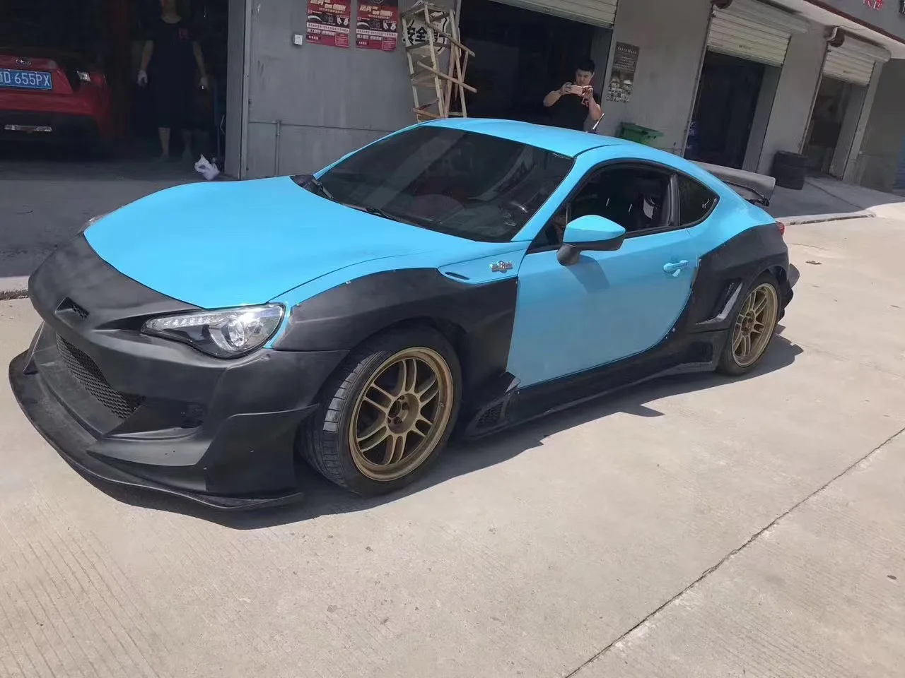 For Toyota 86 Wide Body Kit 86 Upgraded Rocket Rabbit Front and Rear ...