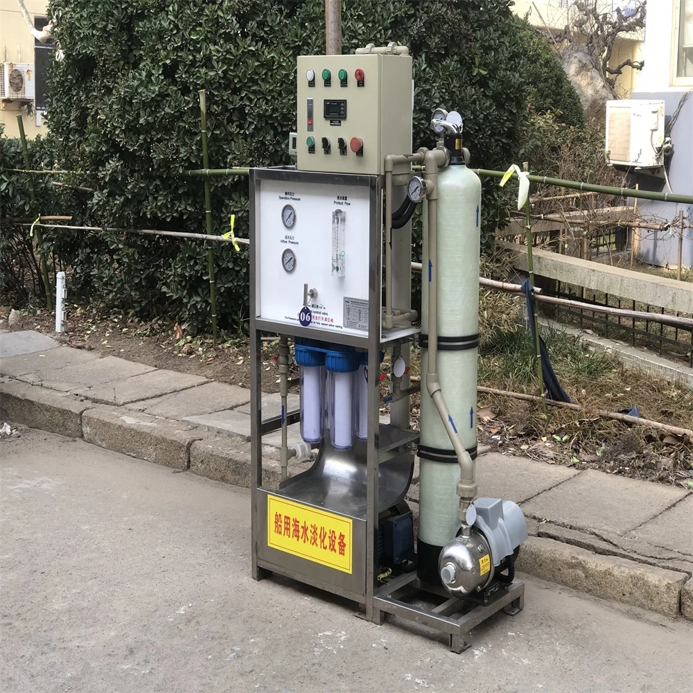 Portable Seawater Desalination Plant Stainless Steel Reverse Osmosis ...