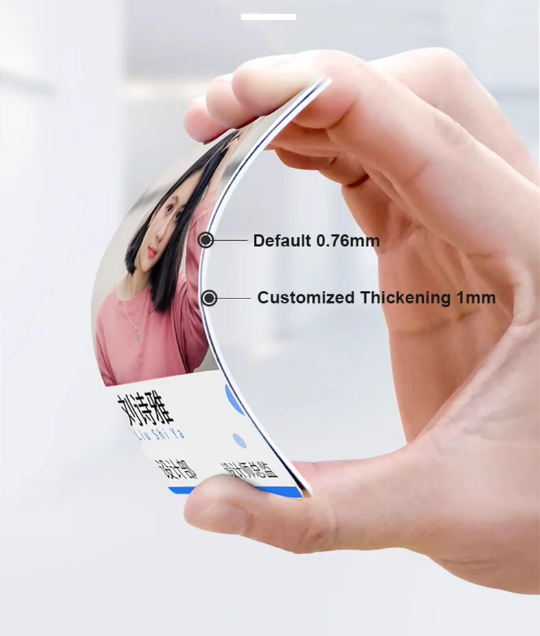 Customize Pvc Hanging ID Card Employee ID Badge Card RFID/NFC Plastic ...