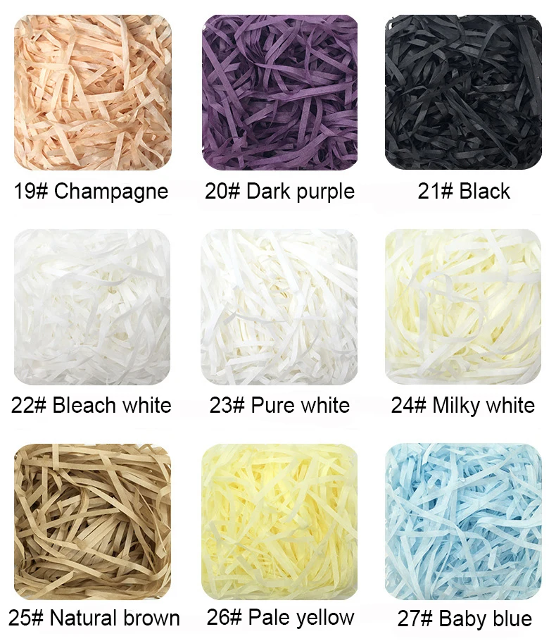 Recycled Bulk Baled Zigzag Decorative Gift Box Black Kraft Crinkle ...