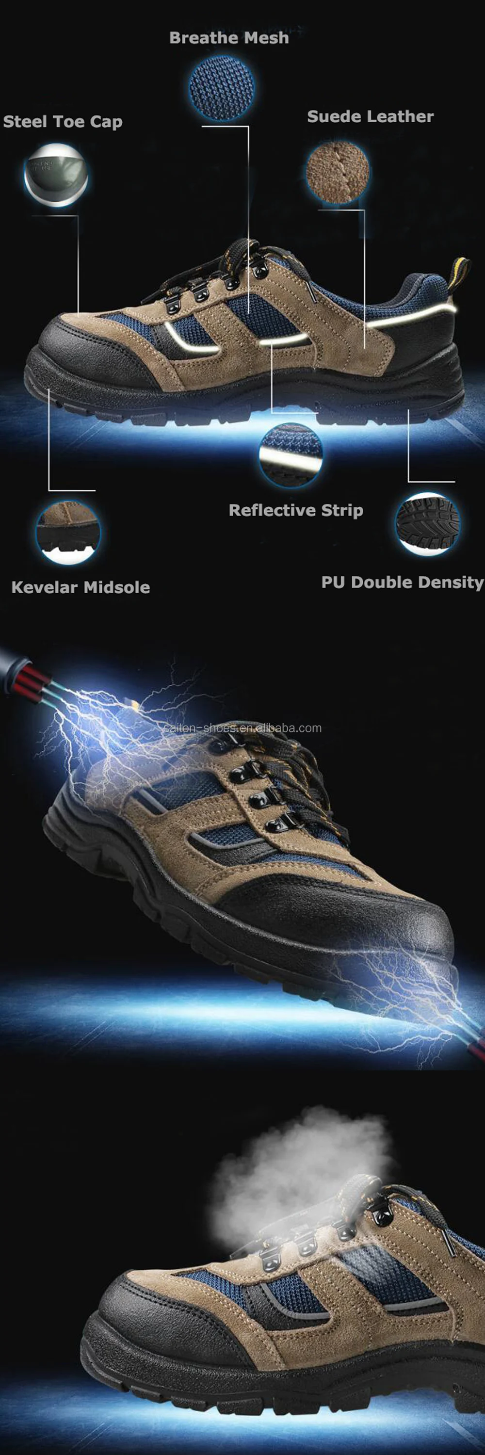 Rocky Buffalo Composite Toe Cemented Outsole S1 Standards Breathable ...