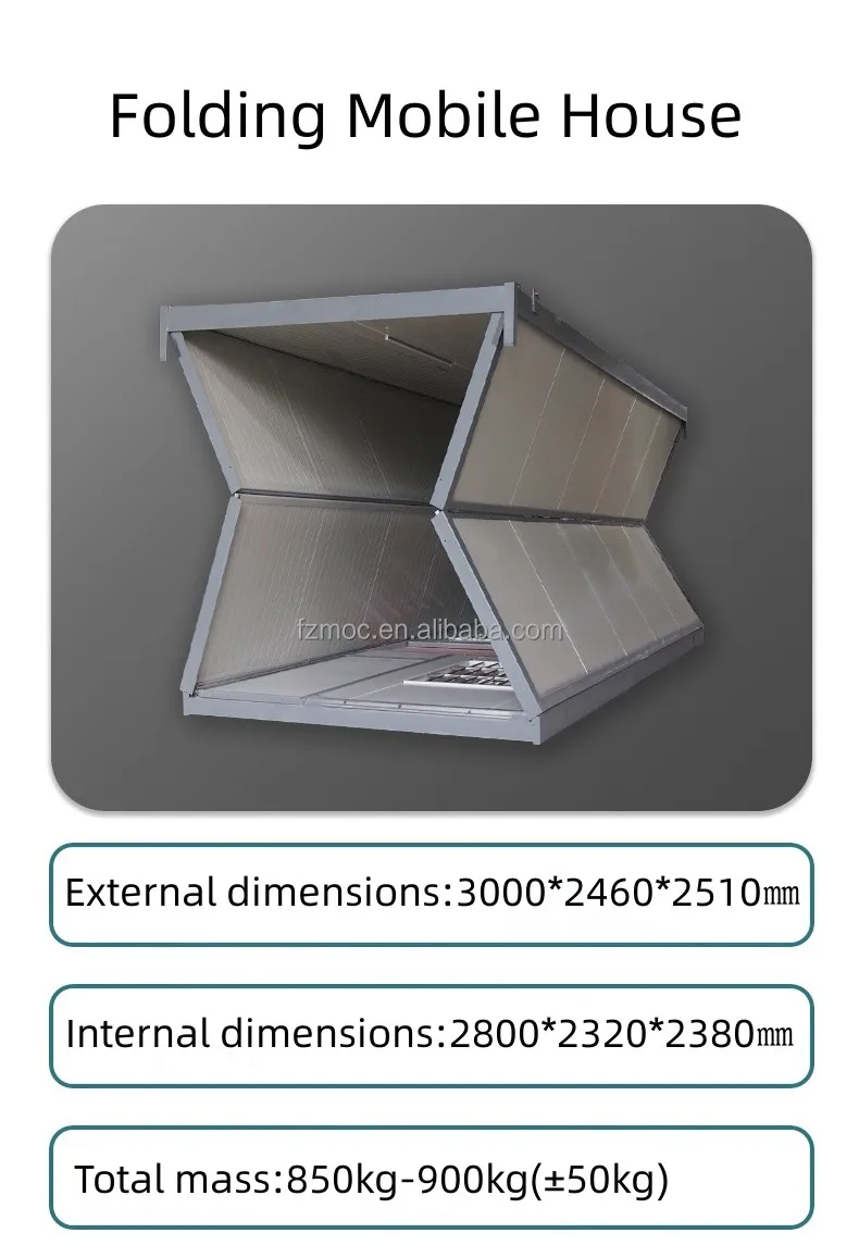 Fast Build Prefab House 20ft 40ft Modular Folding Container House ...