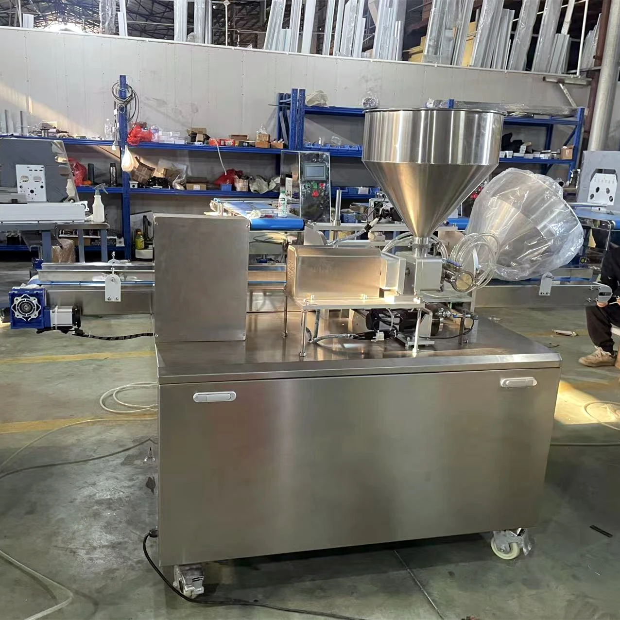 Alibaba.com: 6 nozzles bread jam injection machine for cream cheese ...