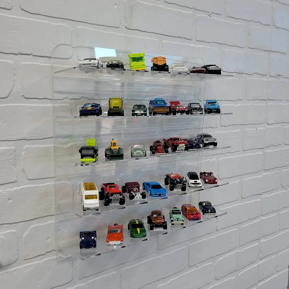 1/64 Scale Diecast Acrylic Display Case - Durable & Customizable