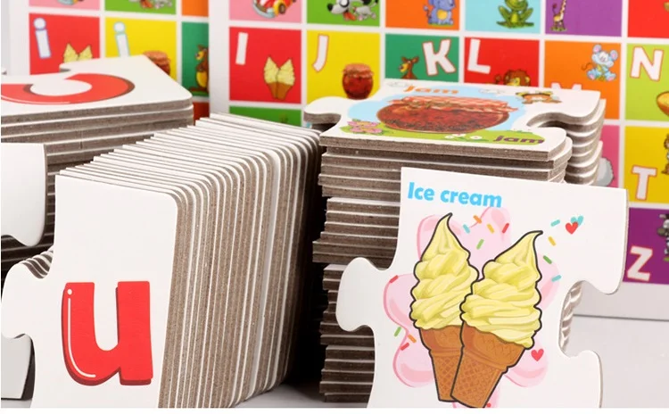 Educational Jigsaw Puzzle - Matching Uppercase & Lowercase Letters