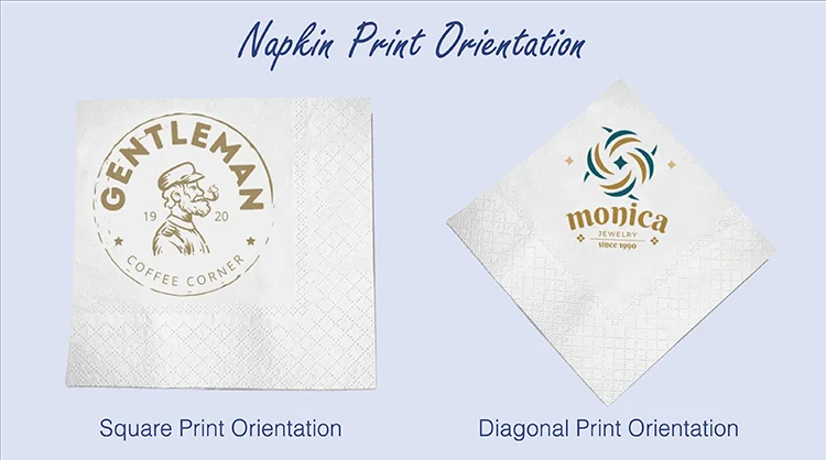 Tissue Logo Custom Food Cocktail Napkin Drinking Paper Napkins High ...