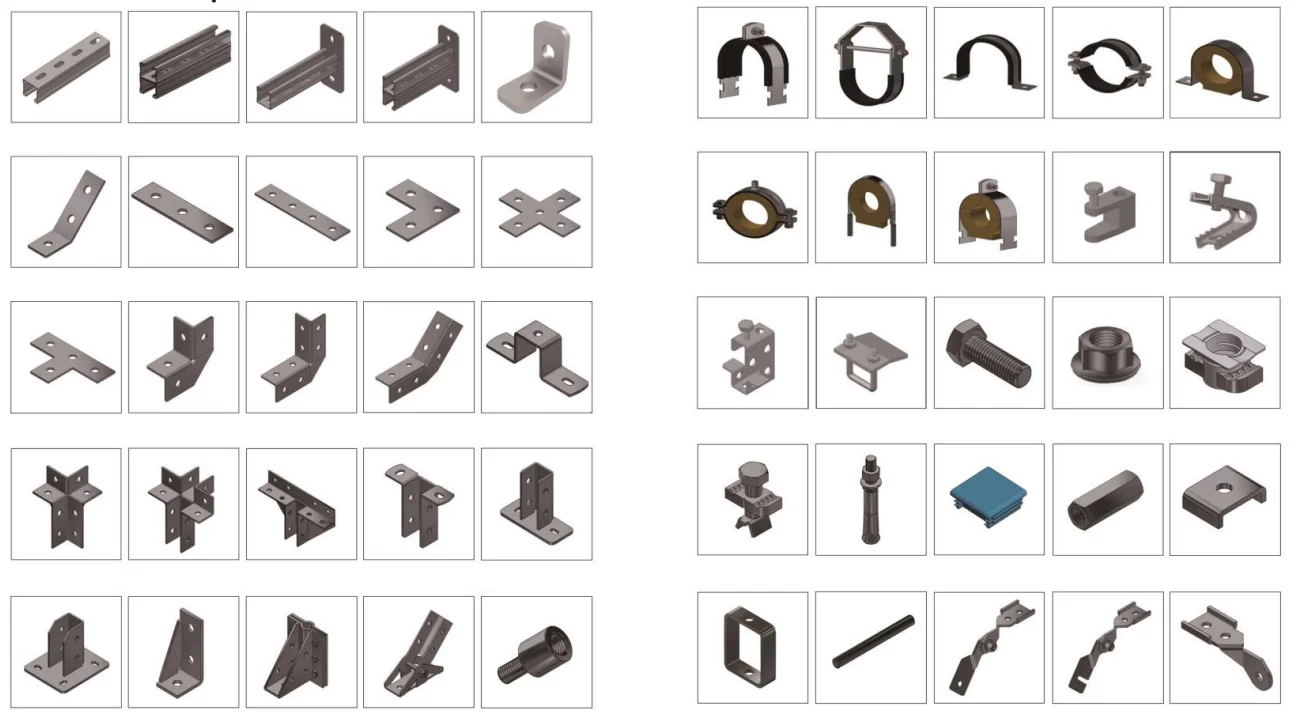 Connector Bracket for Strut Channel - UNI Strut Fittings