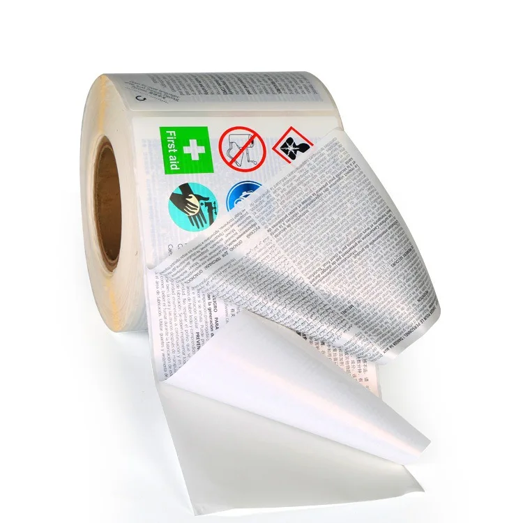 Custom Manufacture Adhesive Multi Layer Booklet Label Sticker 3/4 Page ...