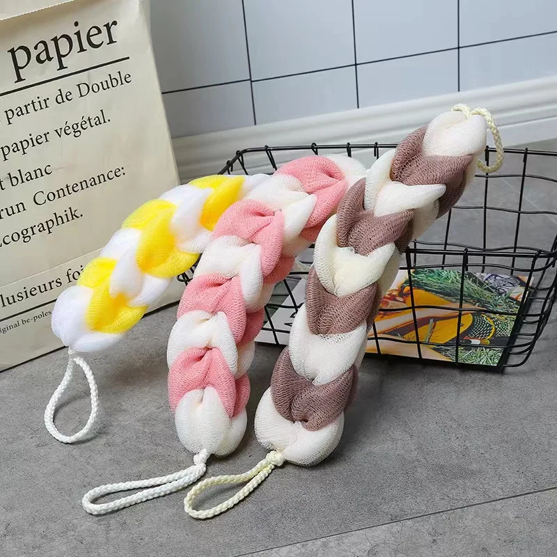 Exfoliating Braided Mesh Stretchable Back Scrubber and Body Bath and ...