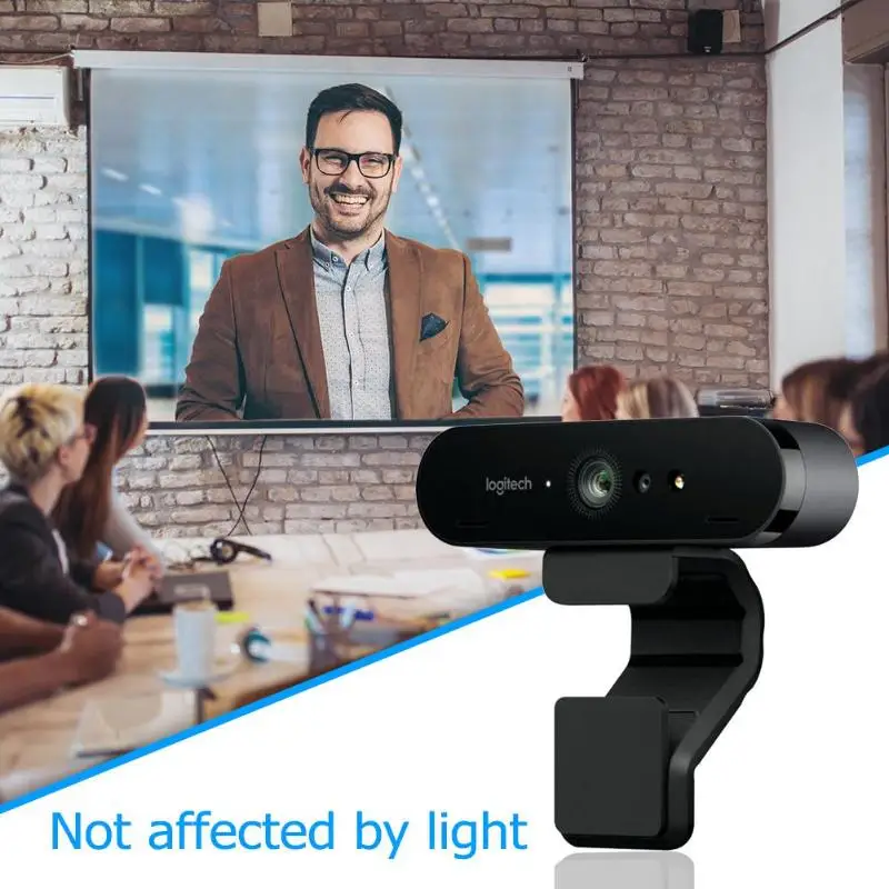 Original Logitech C1000e Brio 4k Webcam Simple Package Video Conference ...