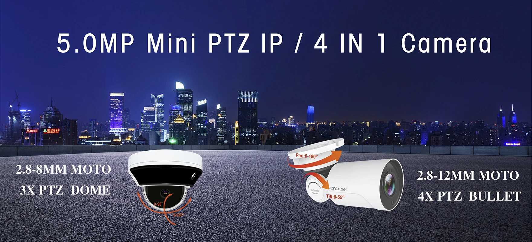 5MP PNP Hik Private Protocol PTZ Camera with Night Vision